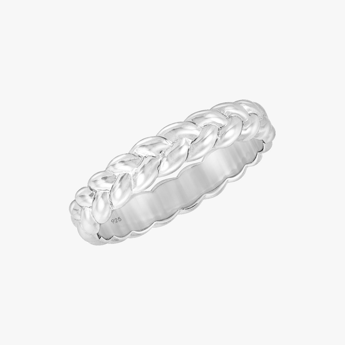 Braided Silver Ring – J&CO Jewellery