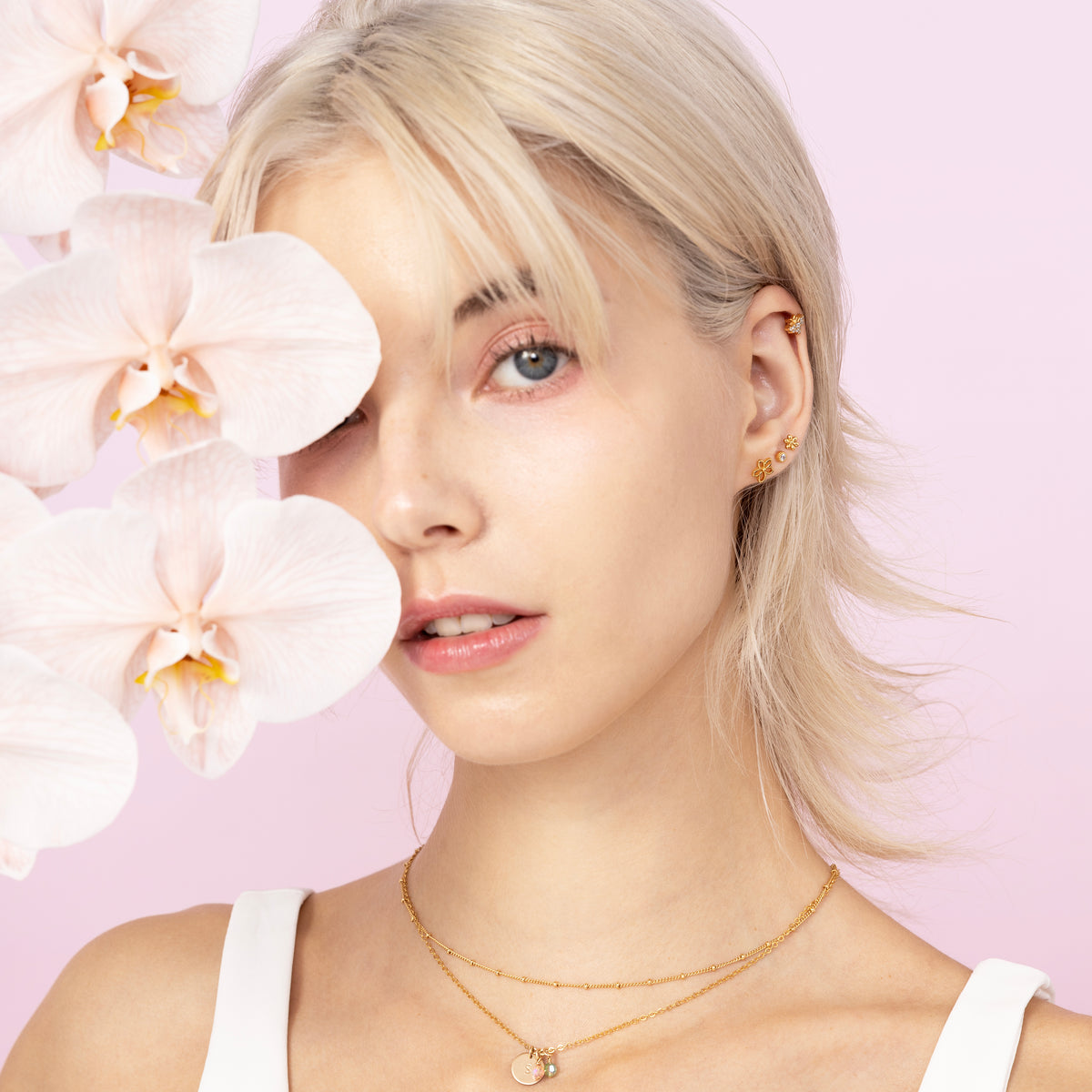 Dainty Bloom Flatback Earring – J&CO Jewellery