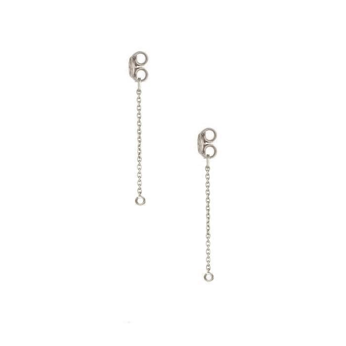 JCO Jewellery 12 Short Chain Ear Jacket Silver