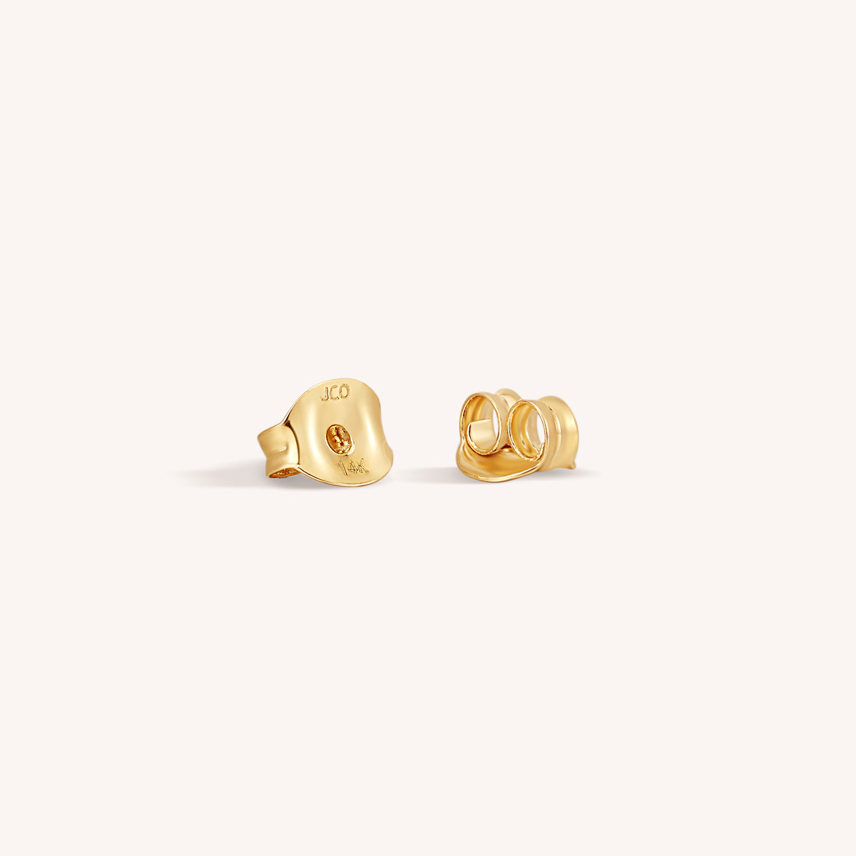14K Solid Gold Baby Diamond Stud Earrings – J&CO Jewellery