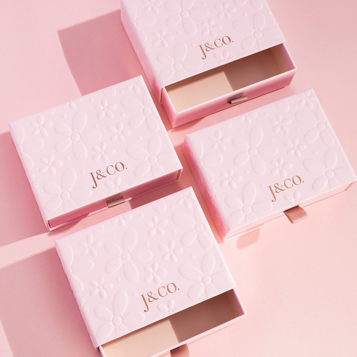 Floral Embossed Gift Box – J&CO Jewellery