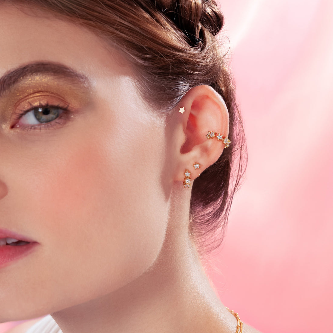 Ear Cuffs | Piercing free earrings in silver, gold & rose gold – J&CO ...
