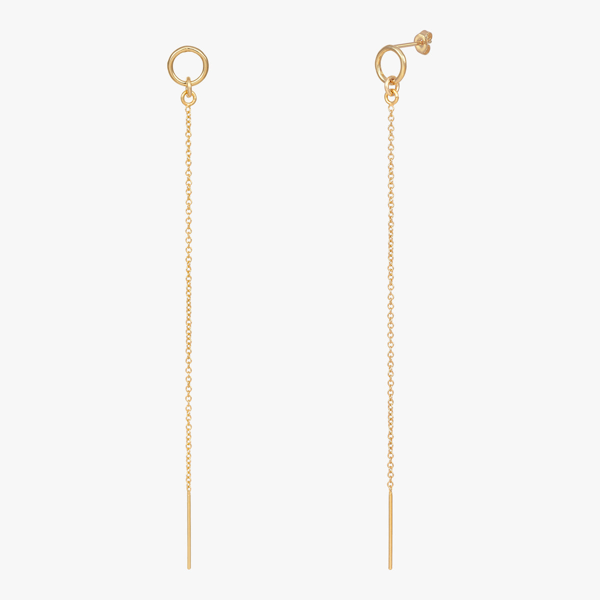 Circle Linear Earrings – J&CO Jewellery