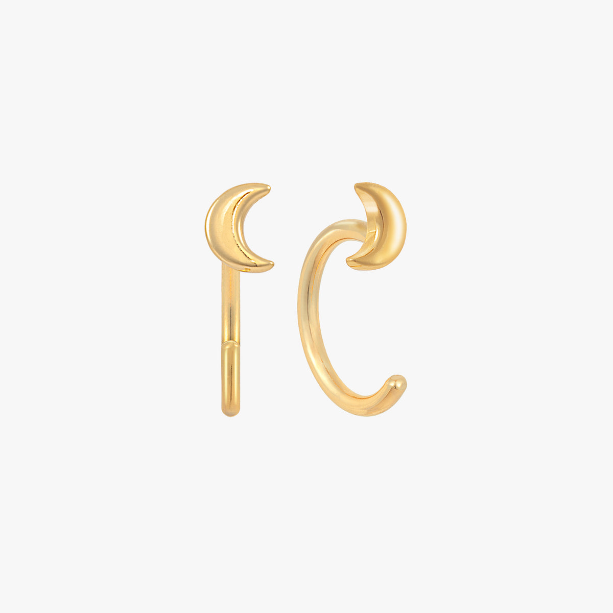ต่างหูห่วงเล็กมูน – J&CO Jewellery