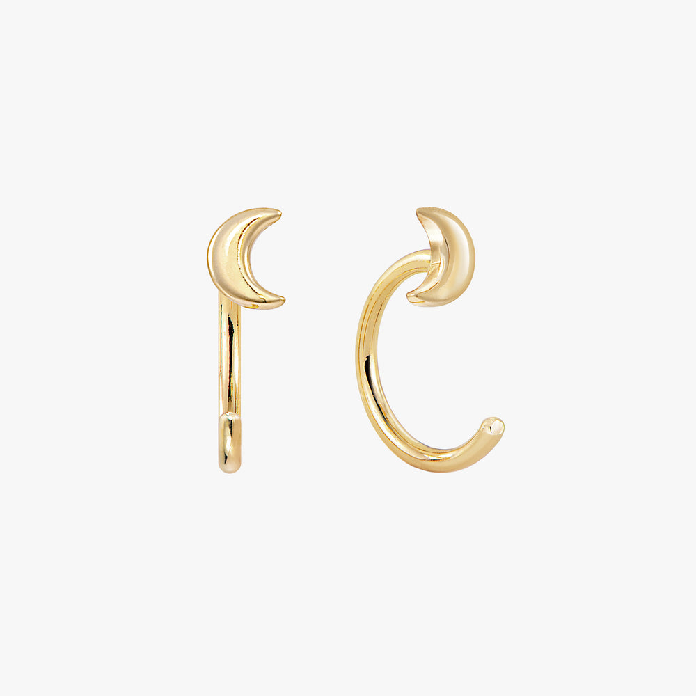 Open Huggie Earrings – J&CO Jewellery