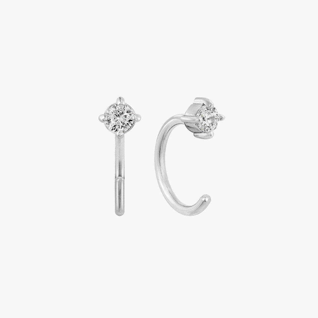 Open Huggie Earrings – J&CO Jewellery