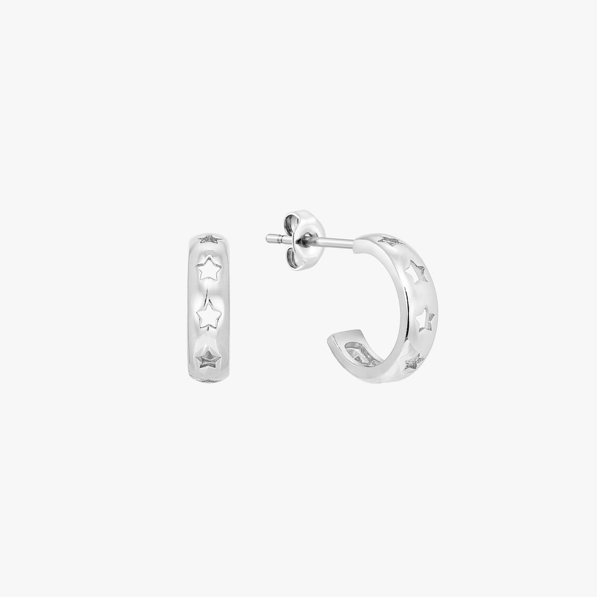 Twinkle Starry Hoop Earrings – J&CO Jewellery