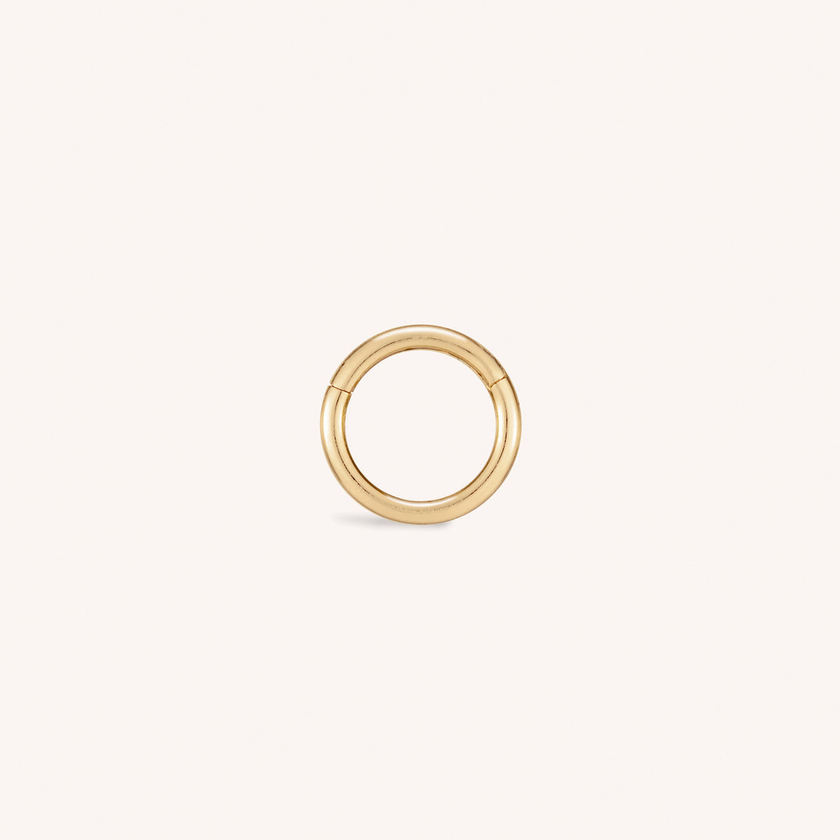 14K Solid Gold Baby Clicker Hoop 6mm – J&CO Jewellery