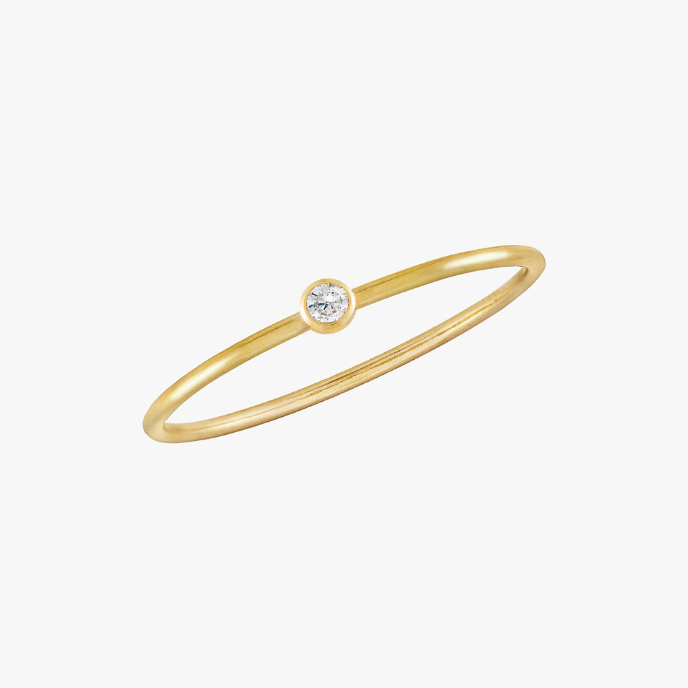 Mini Bezel Ring Gold – J&CO Jewellery