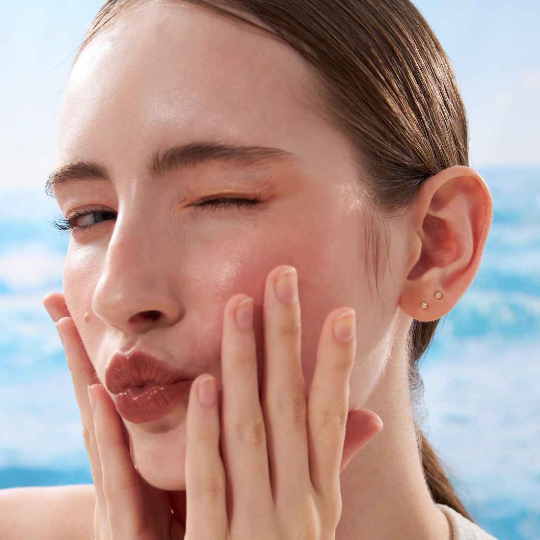 Flache Rückseiten Ohrringe (Labret Piercing) | J&CO Schmuck – J&CO ...