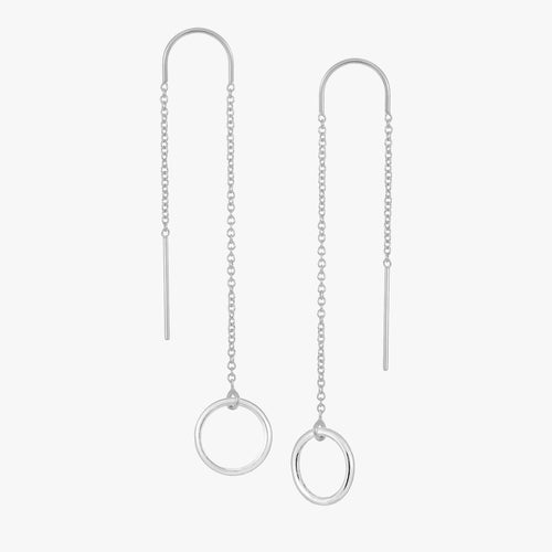 Threader Earrings - Dainty threader chain earrings | J&CO Jewellery