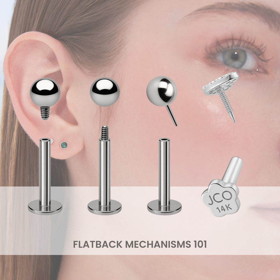 How to Put On and Remove Flatback Earrings Guide – J&CO Jewellery