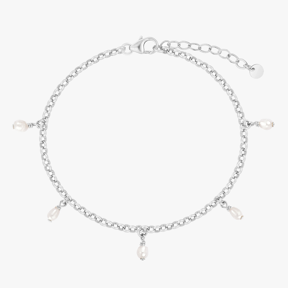 Tiny Pearly Rolo Chain Bracelet – J&CO Jewellery