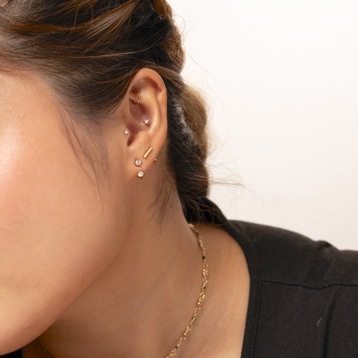 ต่างหูห่วงเปิดแบบบาร์ – J&CO Jewellery