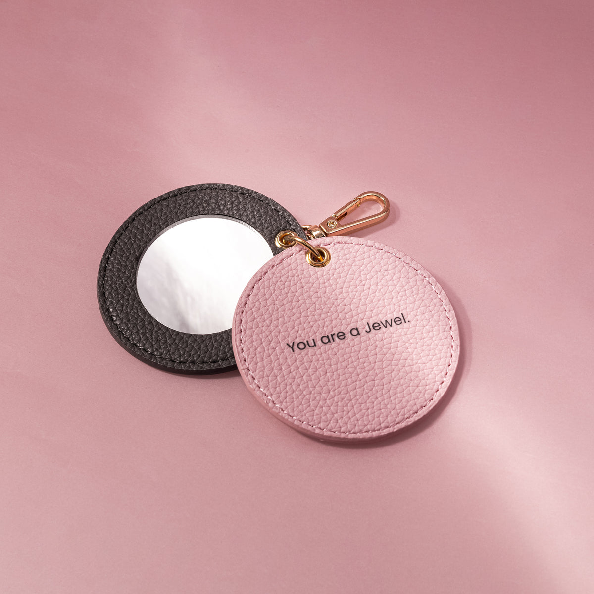 Leather Mini Compact Mirror – J&CO Jewellery