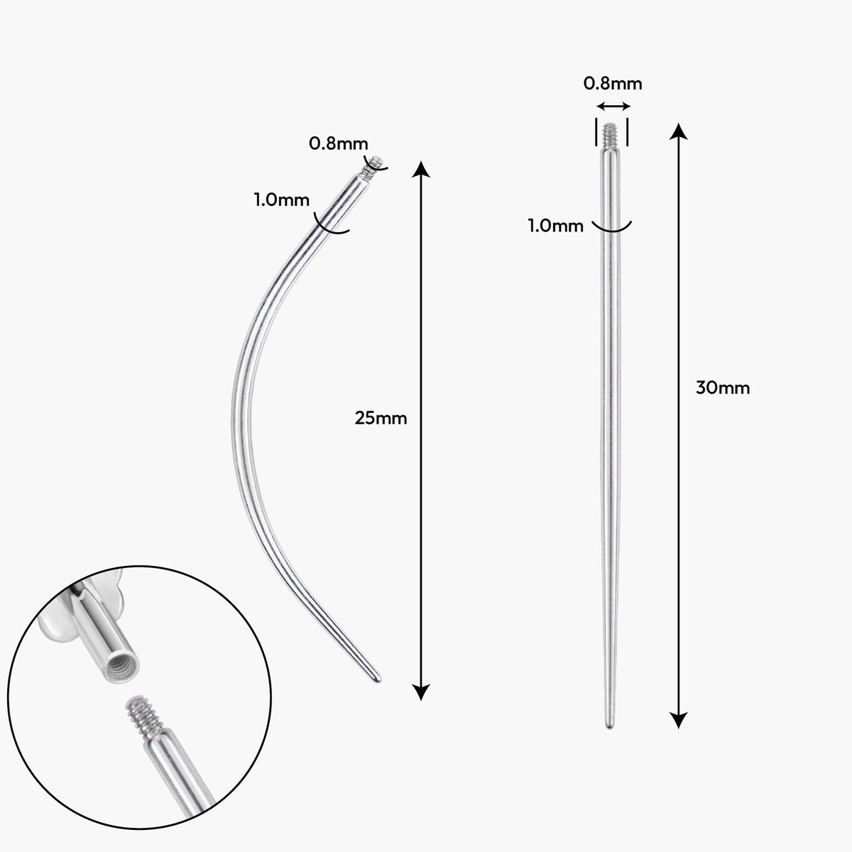 Titanium Piercing Insertion Tool Set – J&CO Jewellery
