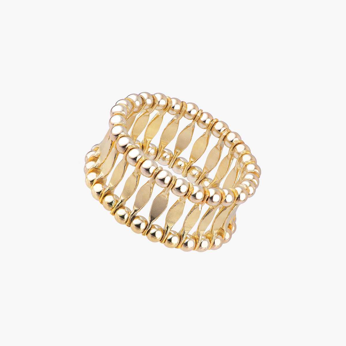 Colonnade Golden Band Ring – J&CO Jewellery