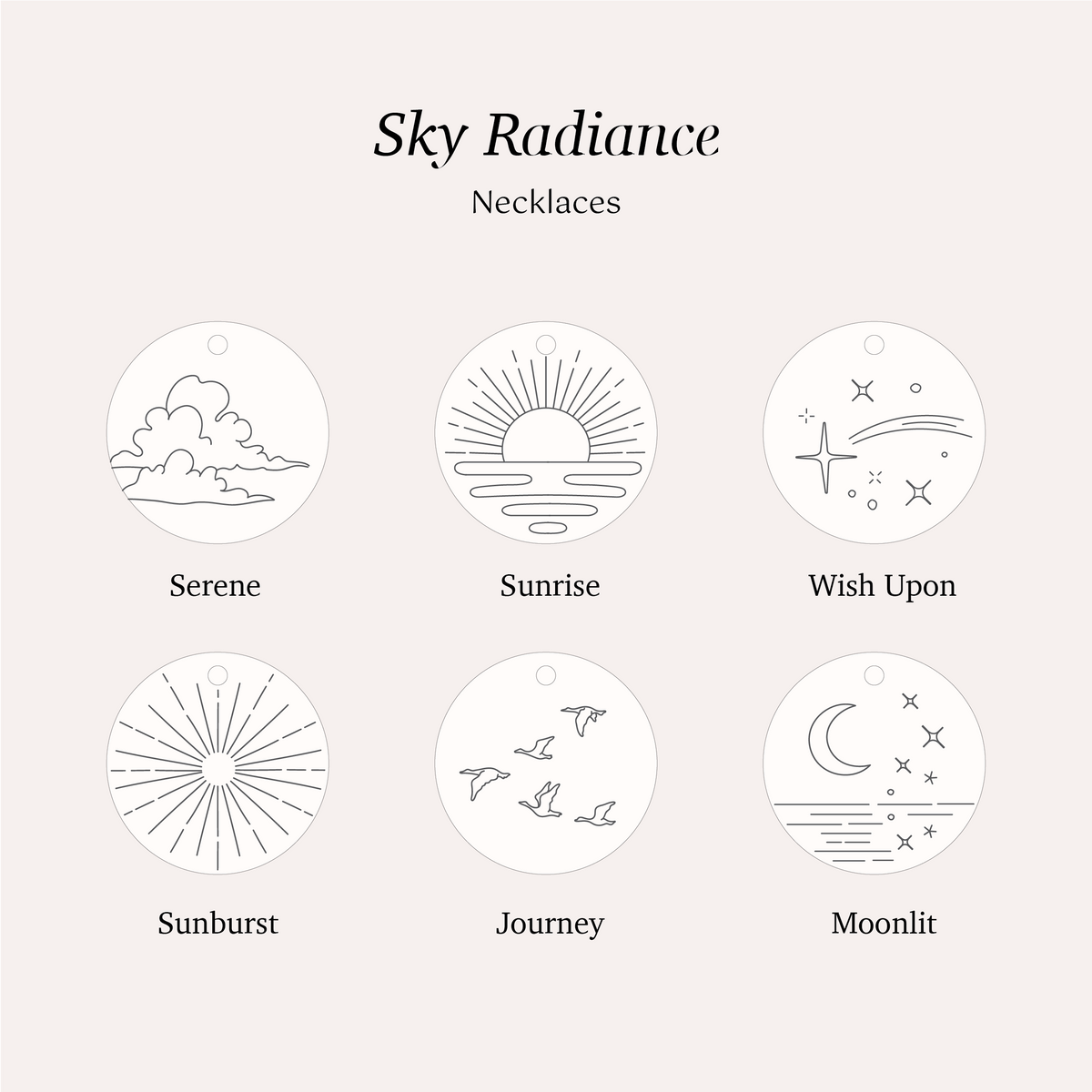 Personalized Sky Radiance Necklace – J&CO Jewellery