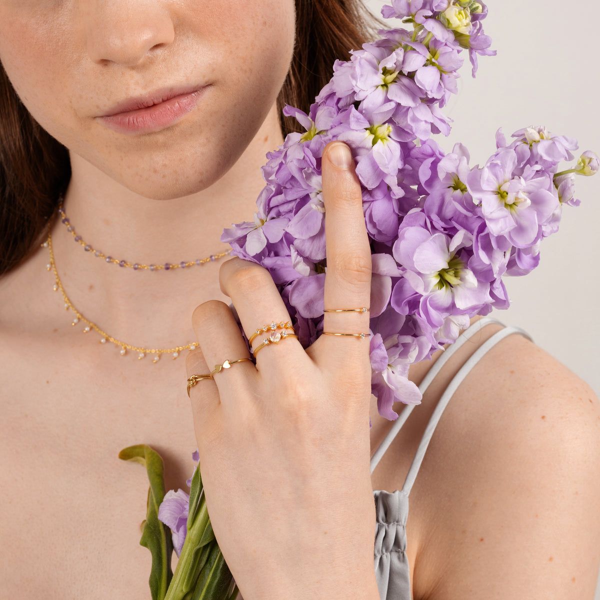 Mini Bezel Ring Gold – J&CO Jewellery