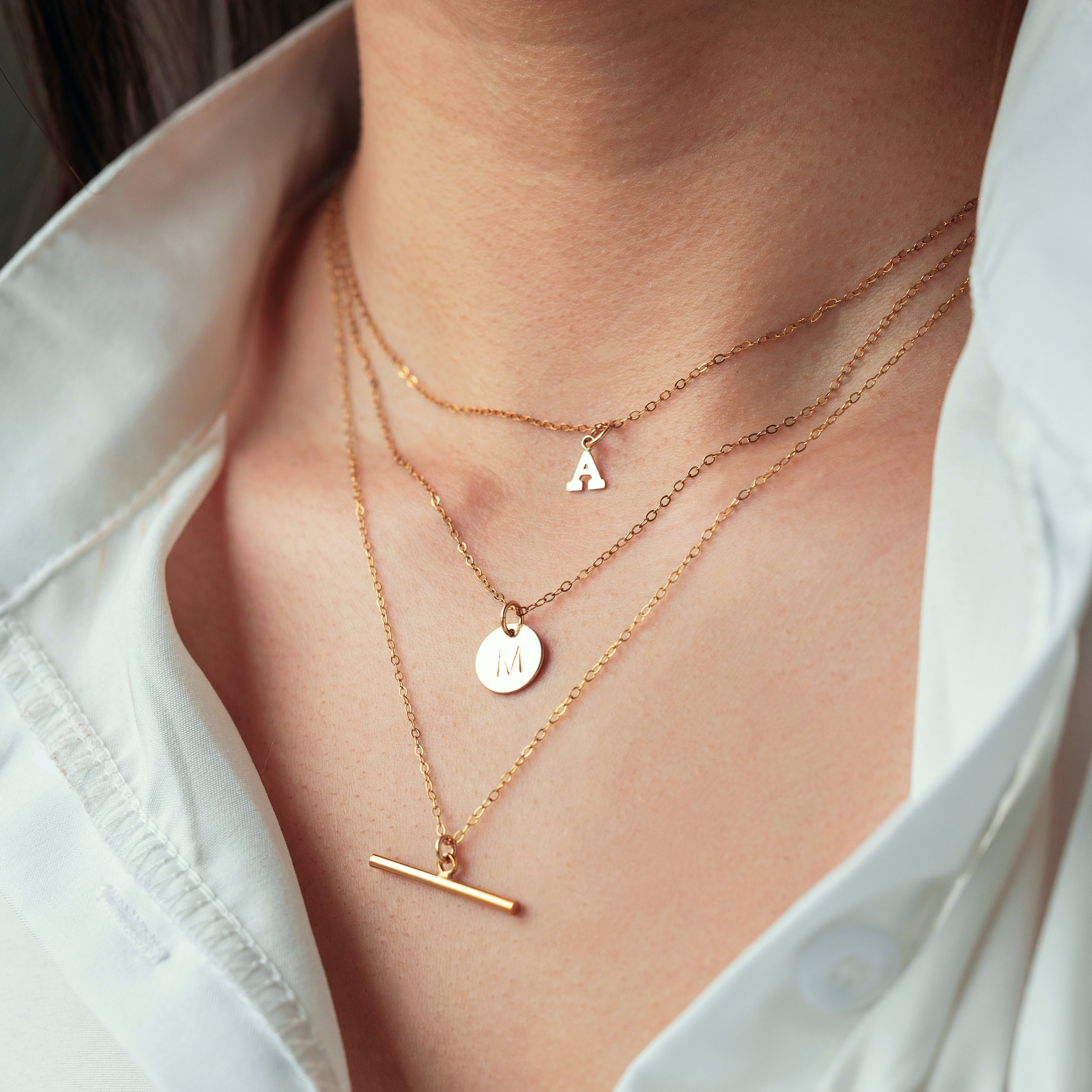 T Bar Drop Necklace J CO Jewellery