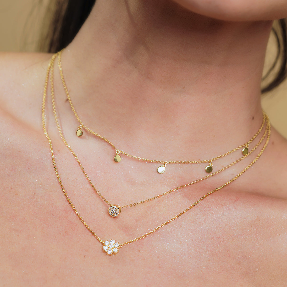 Mirror Disc Charm Choker – J&CO Jewellery