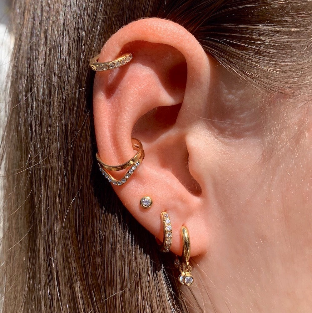 Chevron Double Ear Cuff – J&CO Jewellery
