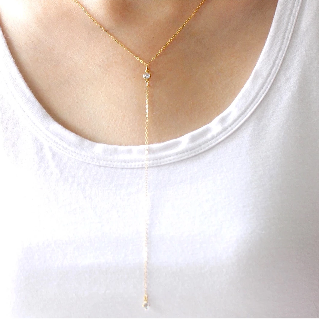 Lariat Necklaces | Long stylish body necklaces – J&CO Jewellery
